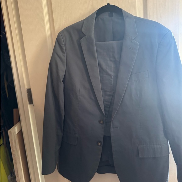 J. Crew | Suits & Blazers | J Crew Chino Blue Suit | Poshmark